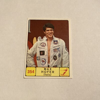 1968 panini #CAMPIONI DELLO SPORT #354 MAX HOFER RC | eBay