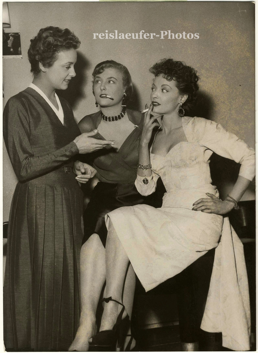 Gisele Pascal, Nicole Courcel & Louise Carletti, Original-Photo from ca ...