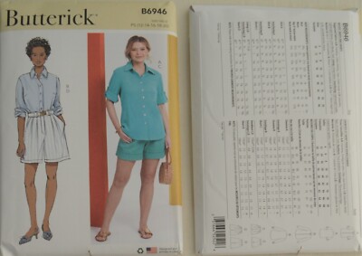 Butterick 6946 - Misses' Shirts and Shorts | eBay
