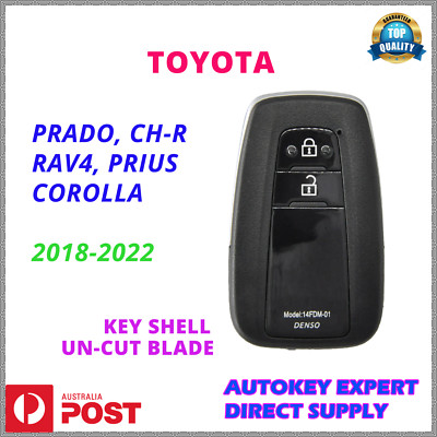 For toyota corolla hybrid rav4 prado key shell cover 2018 2019 2020 ...