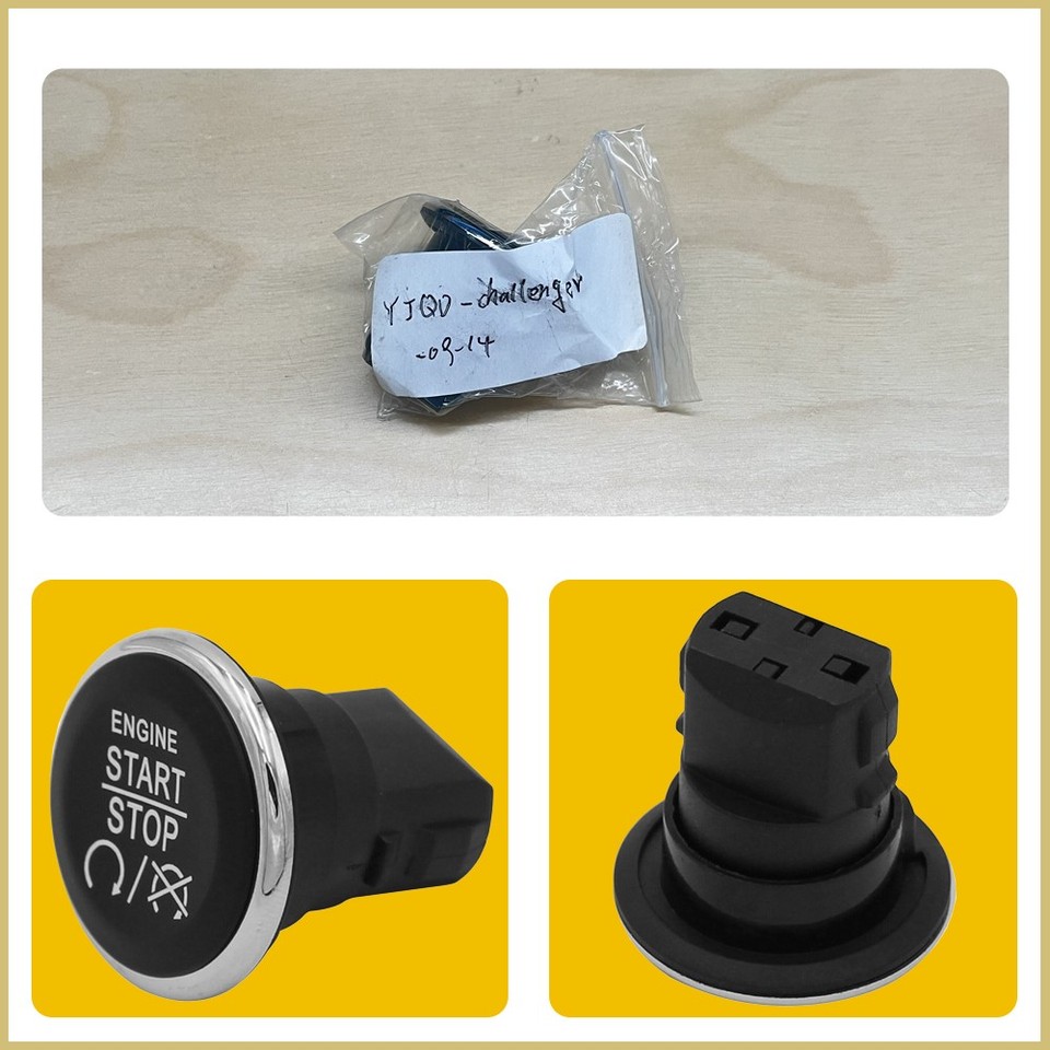 33370101 1FU931X9AC Engine Start Stop Button Switch For 2008-14 Dodge ...