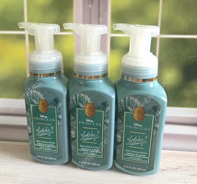 bath and body works Disney Princess Ariel foaming hand soap set of 3 | eBay