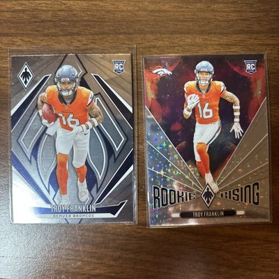 2024 Panini Phoenix Rookie Rising Troy Franklin #RR-TFN RC and #244 ...