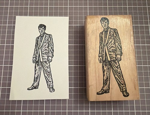 Vintage Elvis Presley Rubber Stamp Museum of Modern Rubber 1991 | eBay