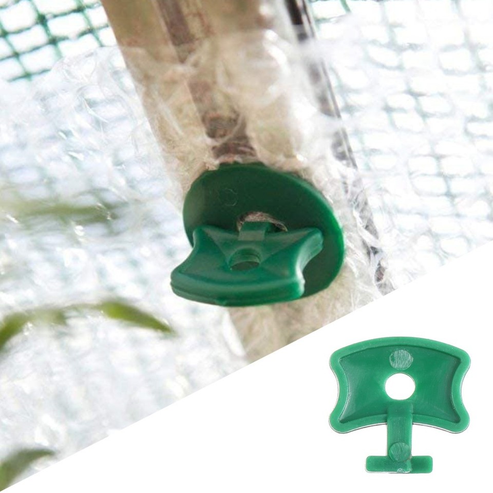 250pcs Plastic Greenhouse Hook Winter Sunshade Net Clamp Hard Net Clip ...