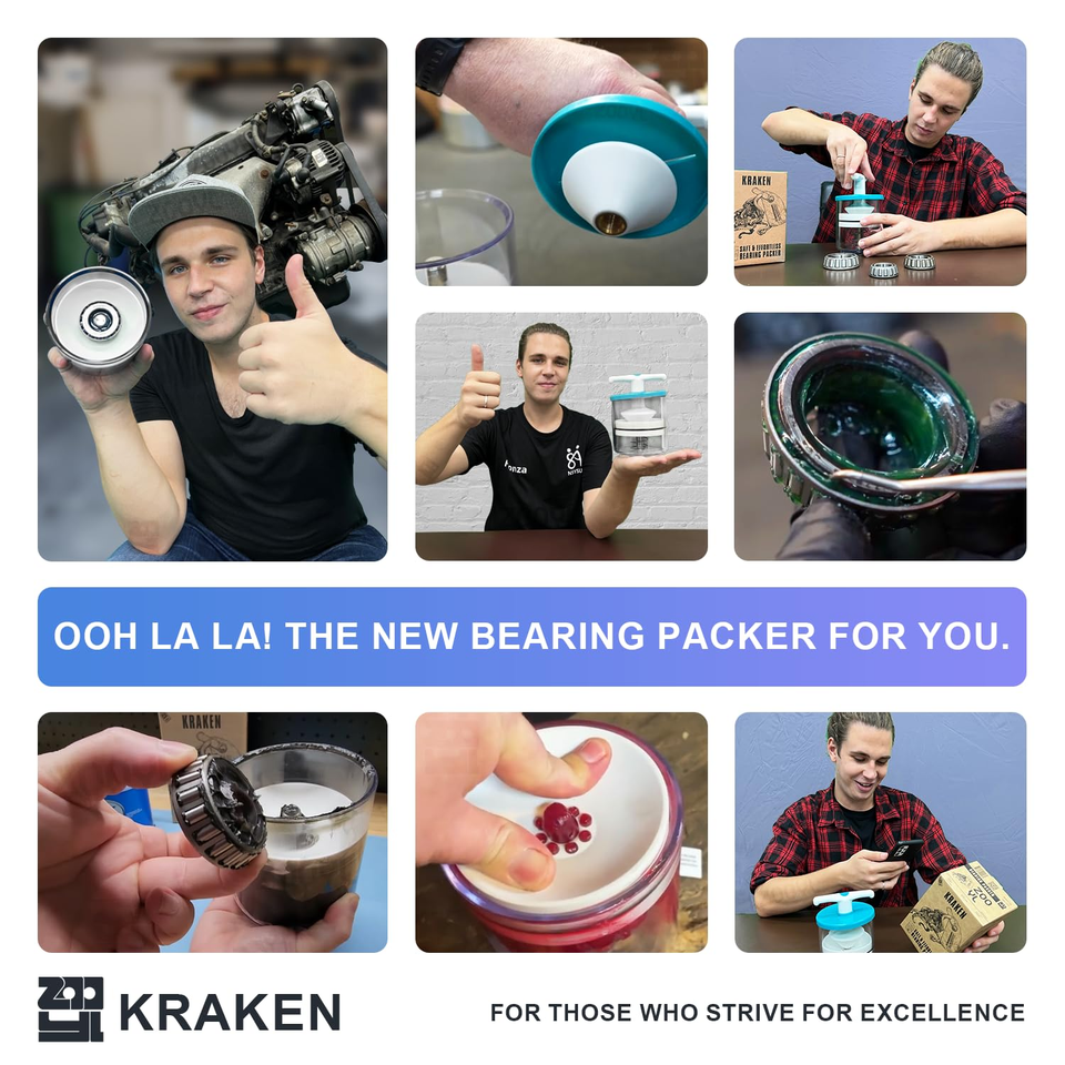 Rotation Hand Bearing Packer Tool, Inject Bearing Grease into Bearing ...