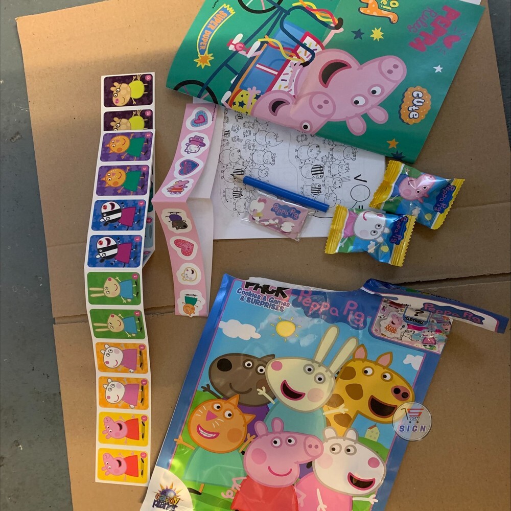 Peppa Pig Kids collections Mix-Marshmallow Gummies surprise Packs egg ...