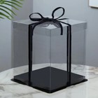 Large Clear PVC Gift Box Cakes Candy Packaging Wedding Favors ...