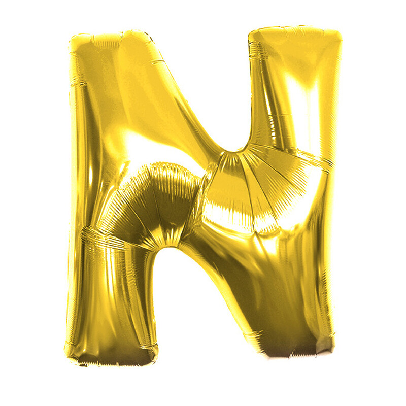 16" 40" Inch Gold Number Alphabet A-Z Letters Balloons Birthday Baby ...