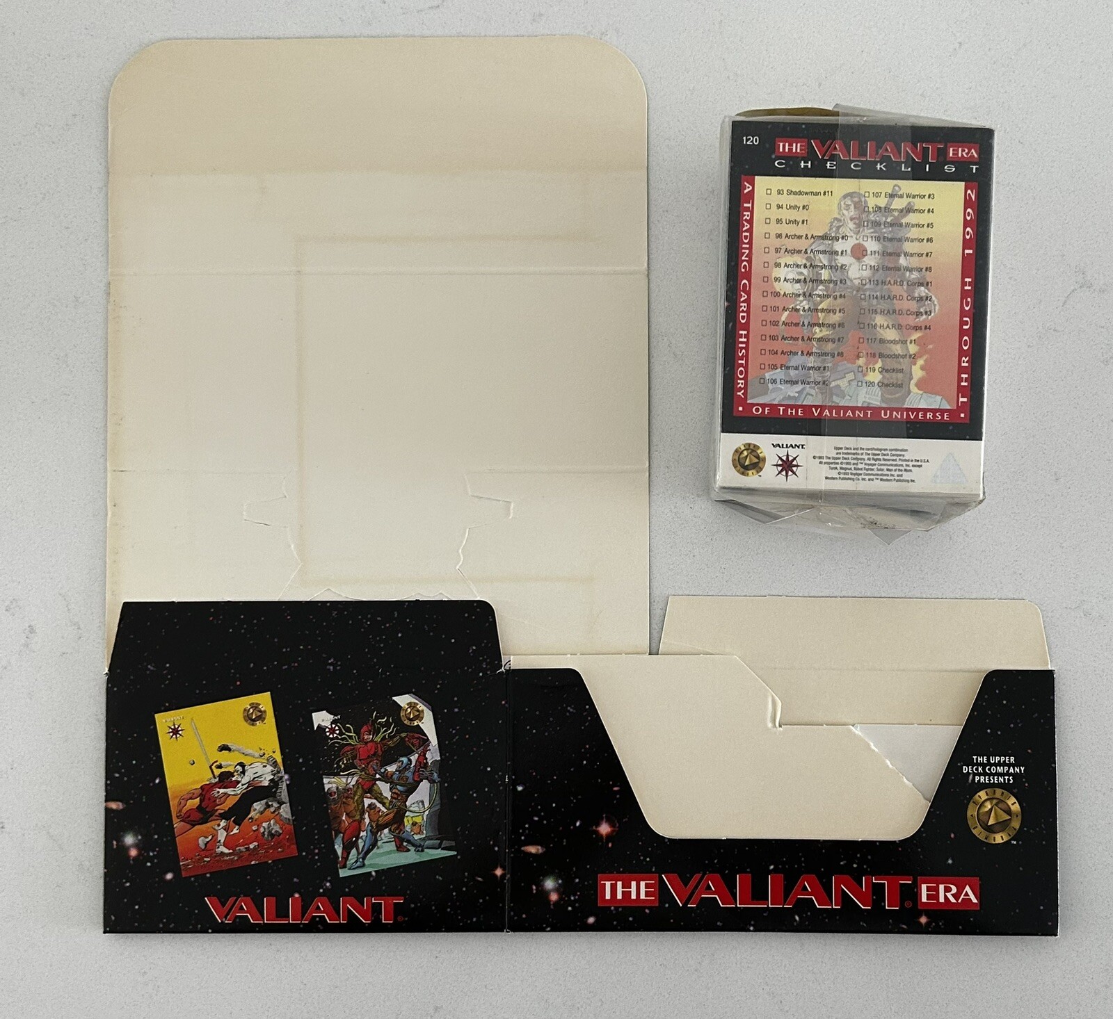 The Valiant Era 1993 Complete 120 Base Trading Card Set Comics Valiant ...