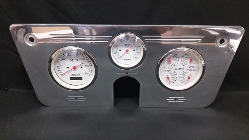 1967 1968 1969 1970 1971 1972 CHEVY TRUCK 3 GAUGE CLUSTER WHITE | eBay