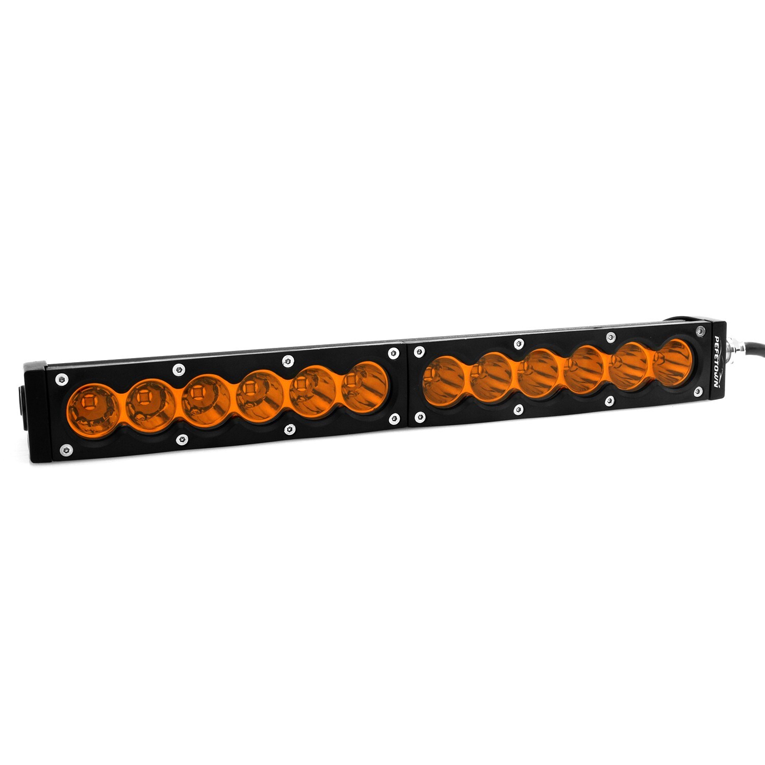 13"inch Amber LED Work Light Bar Lights Spot Driving OffRoad SUV Boat ...