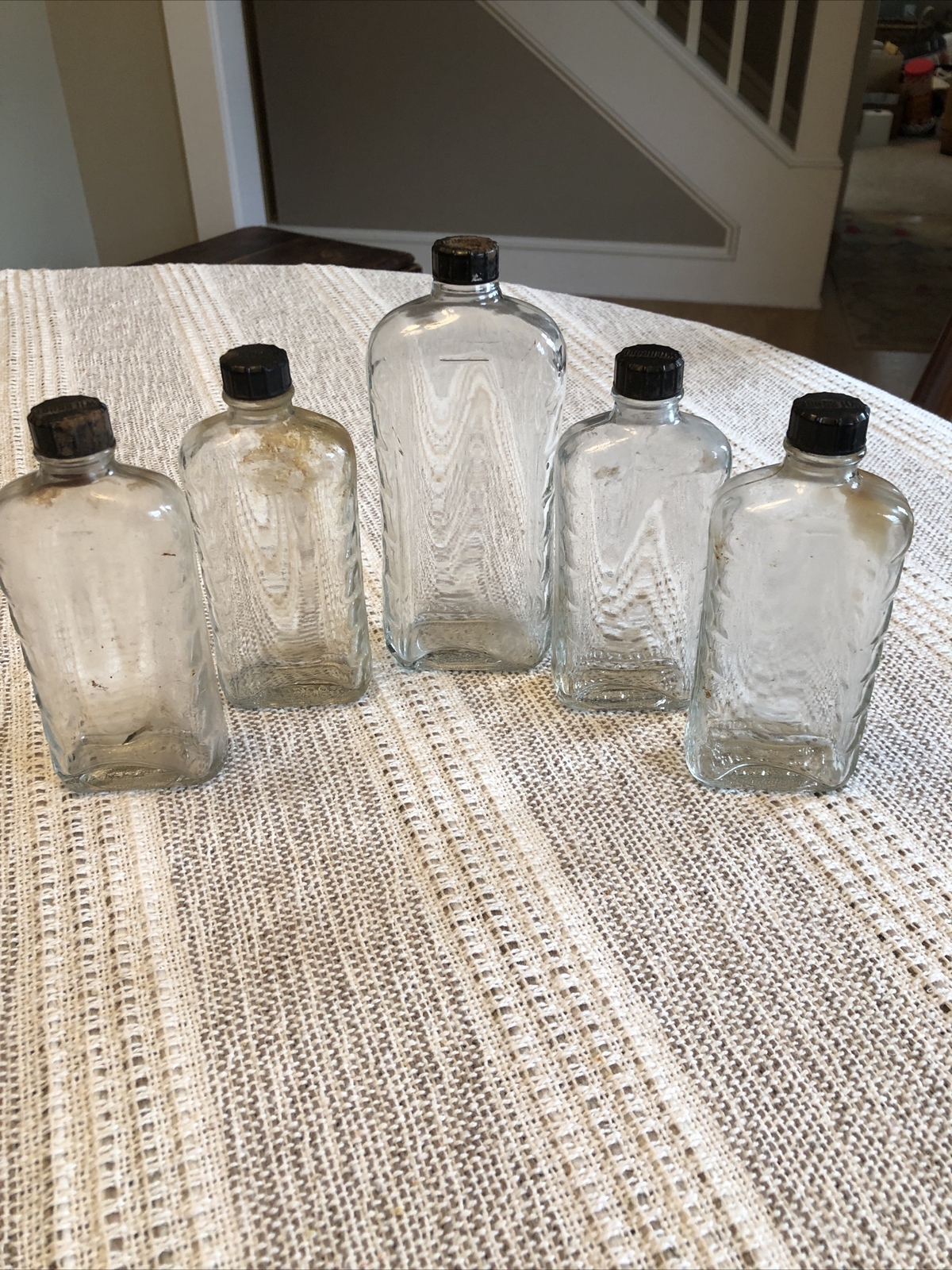 Wildroot Hair Tonic Dug Bottles, Lot Of 5, All With Caps, 5.5” & 6.5 ...