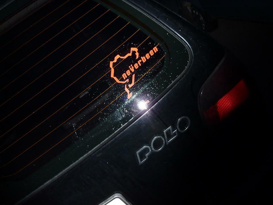 NEVERBEEN CAR STICKER FUNNY NEVER BEEN NURBURGRING JDM DUB DECAL RING ...