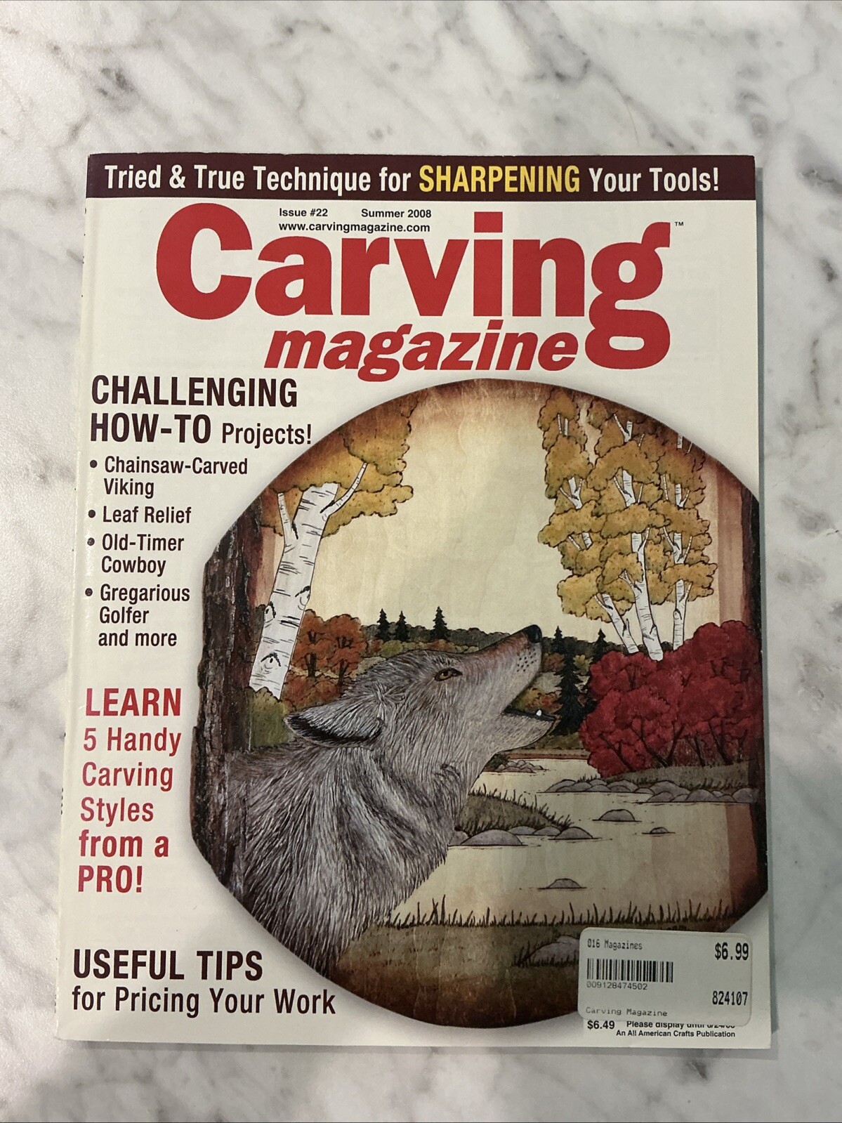 Carving Magazine Issue #22 Summer 2008 w Pattern Insert - Woodcarving ...