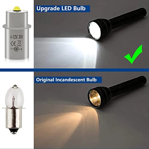 Led Conversion Kit Xpg3 Leds Upgrade Bulb Compatible For Maglite ...