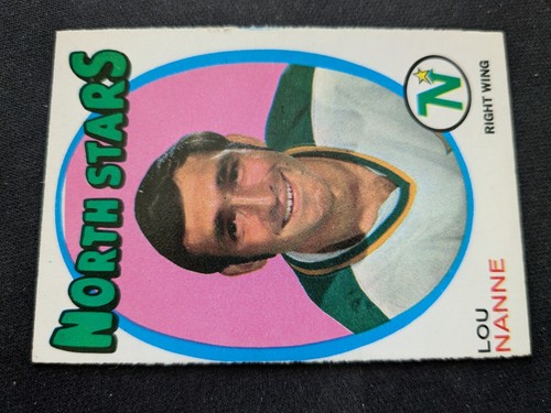 1971-72 O-Pee-Chee Hockey Card # 240 Lou Nanne - Minnesota North Stars ...