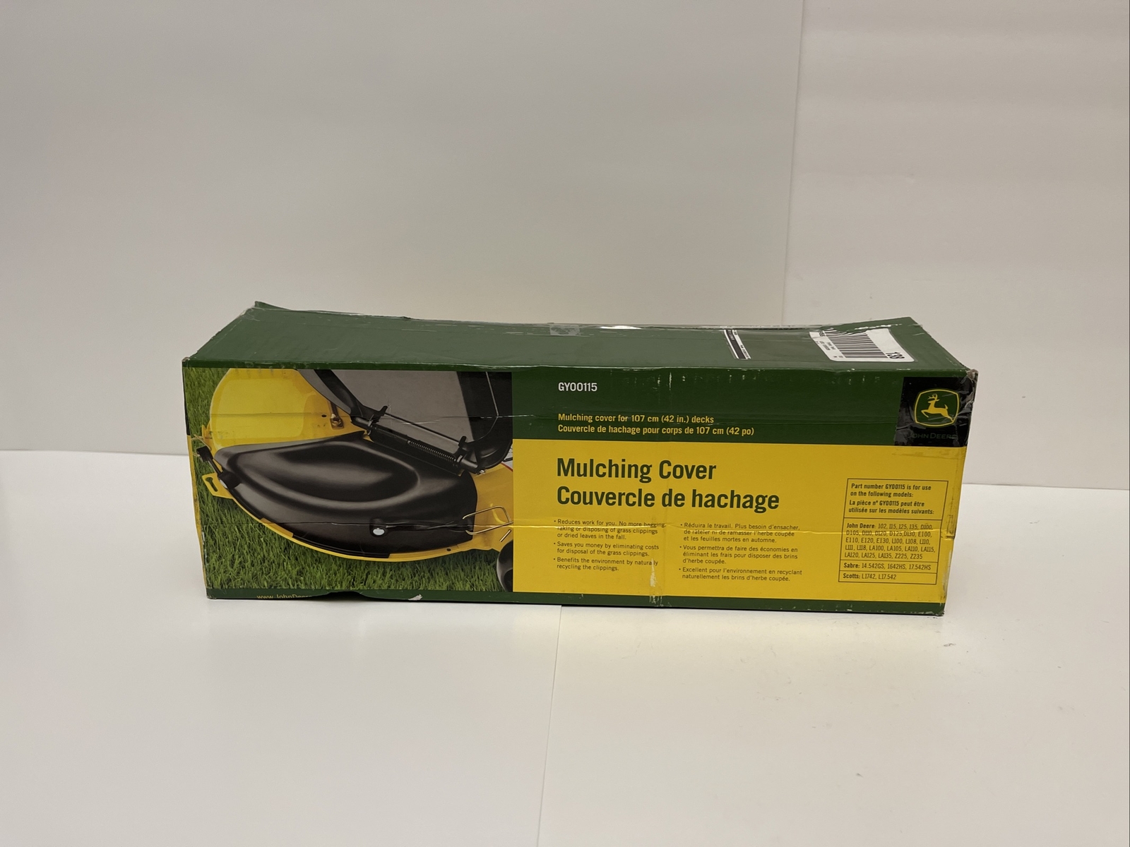 John Deere Mulching Cover For 42” Decks Riding Lawnmower GY00115 | eBay