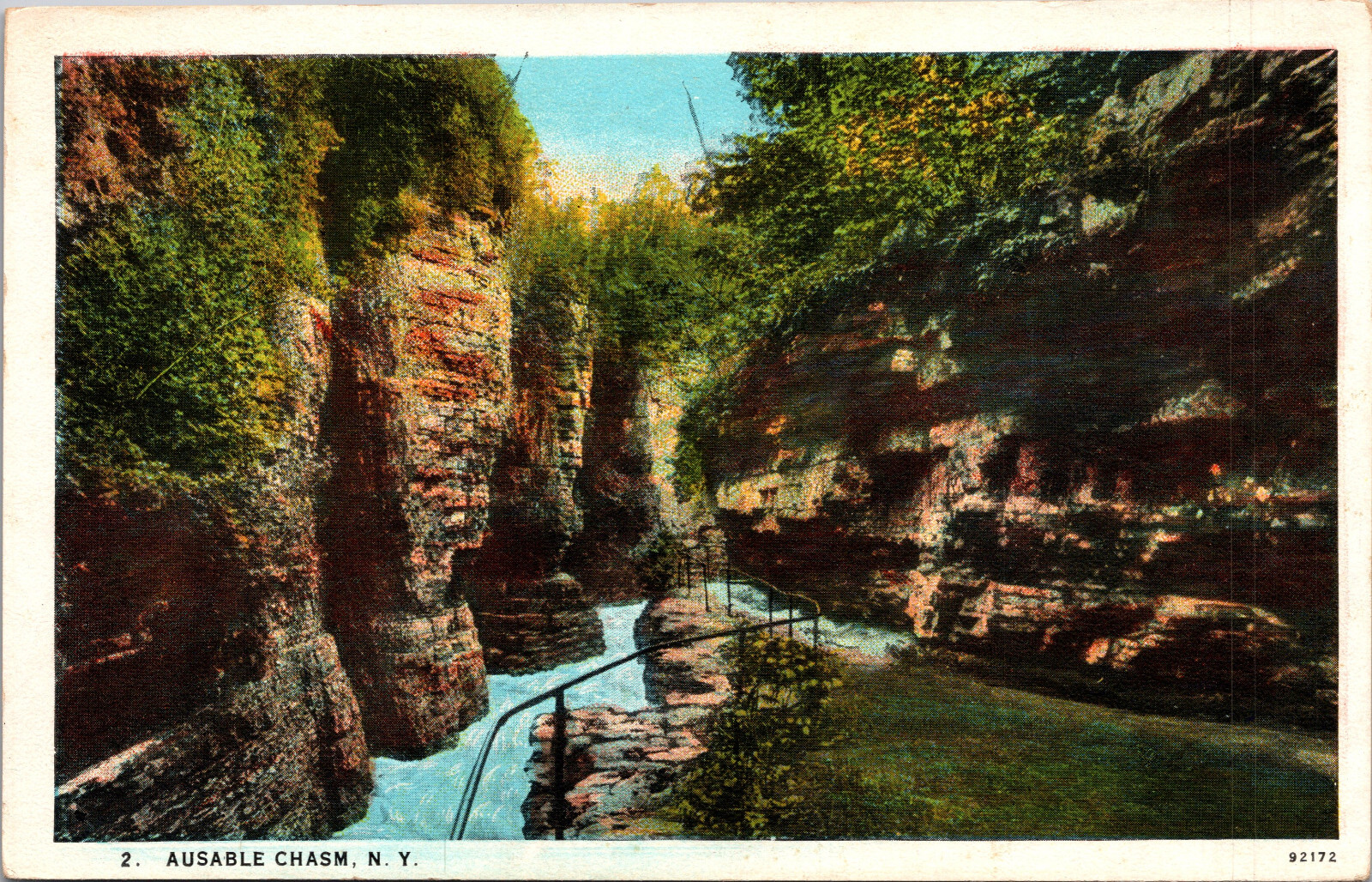 New York NY Ausable Chasm The Grand Canyon of New York Adirondacks ...