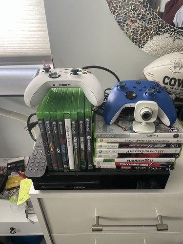 Xbox One Bundle, 15+ Games, Xbox Camera, 2 Xbox Controllers, PWR/HDMI ...