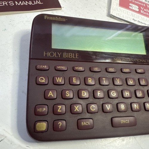 Franklin NIV-30 Electronic Holy Bible New International Version ...
