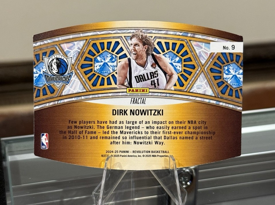 2024-25 Panini Revolution Die-Cut Ring Bearers - FRACTAL SP DIRK ...