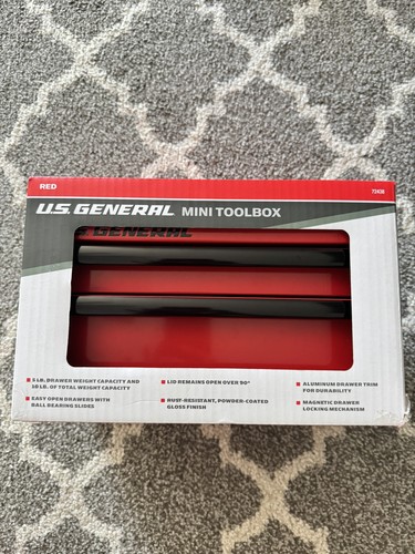 US General Red Mini Tool Box Brand New Factory Sealed | eBay
