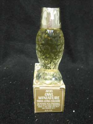 Avon "Owl Miniature", Vintage 1980 - 81, Tasha Ultra cologne, new in ...