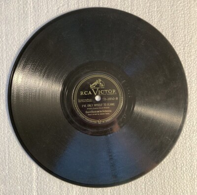 RCA Victor 78 RPM Record It's Monday Every Day/I've Only Myself To ...