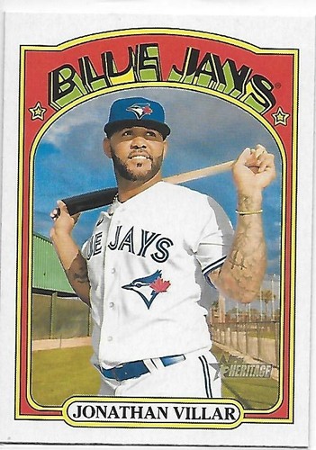 2021 Heritage Baseball SP Jonathan Villar Blue Jays | eBay