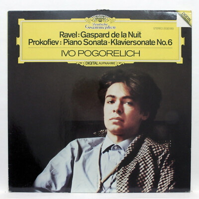 IVO POGORELICH ⸺ RAVEL gaspard de la nuit PROKOVIEV sonata ⸺ DGG LP NM ...