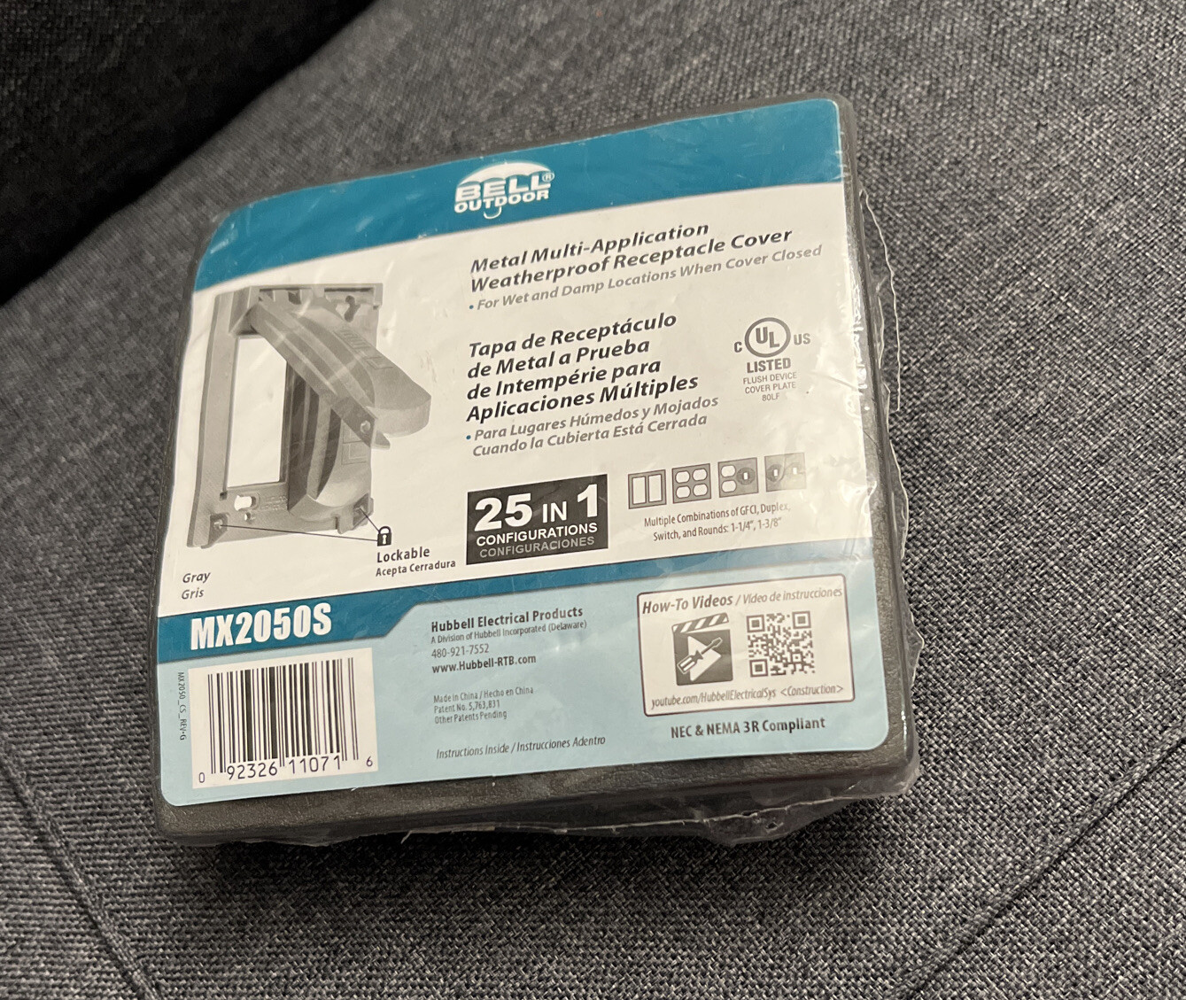 BELL OUTDOOR Weatherproof Cover 2-Gang Die Cast MX2050S | eBay