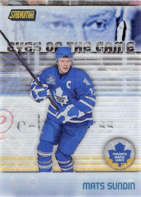 1999-00 Topps Stadium Clun Mats Sundin Eyes Of The Game #EG8 NM/MT ...