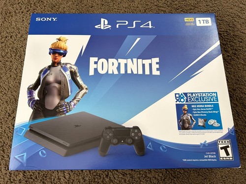 NEW Sony PlayStation 4 1TB Fortnite Neo Versa Console Black PS4 System ...
