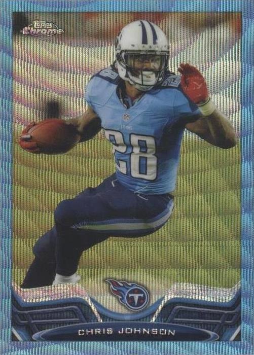2013 Topps Chrome - Chris Johnson #184 Blue Wave Refractor for sale ...