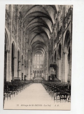 Abbaye de ST DENIS - La Nef (C390) | eBay