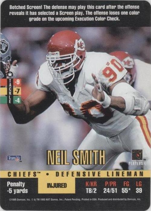 1995 Donruss Red Zone - Neil Smith for sale online | eBay