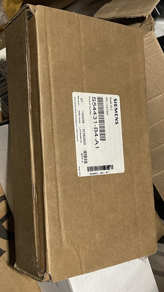 SIEMENS Fire Alarm MXL Line Card S54431-B4-A1 Model MLC New | eBay