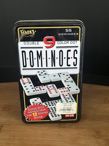 Double Nine 9 Doble Nueve Domino Cubano Traditional Board Game Fiesta ...