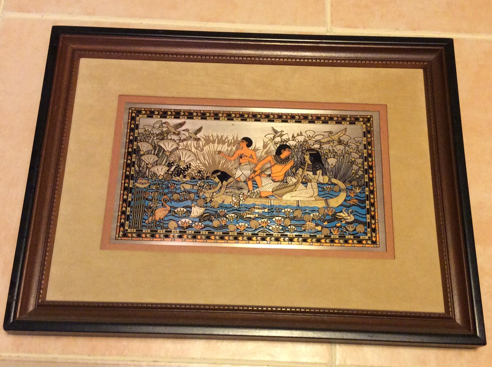 1981 FRANKLIN MINT "SONG OF THE GOLDEN NILE" ETCHING by KINUKO ~~ LT'D ...