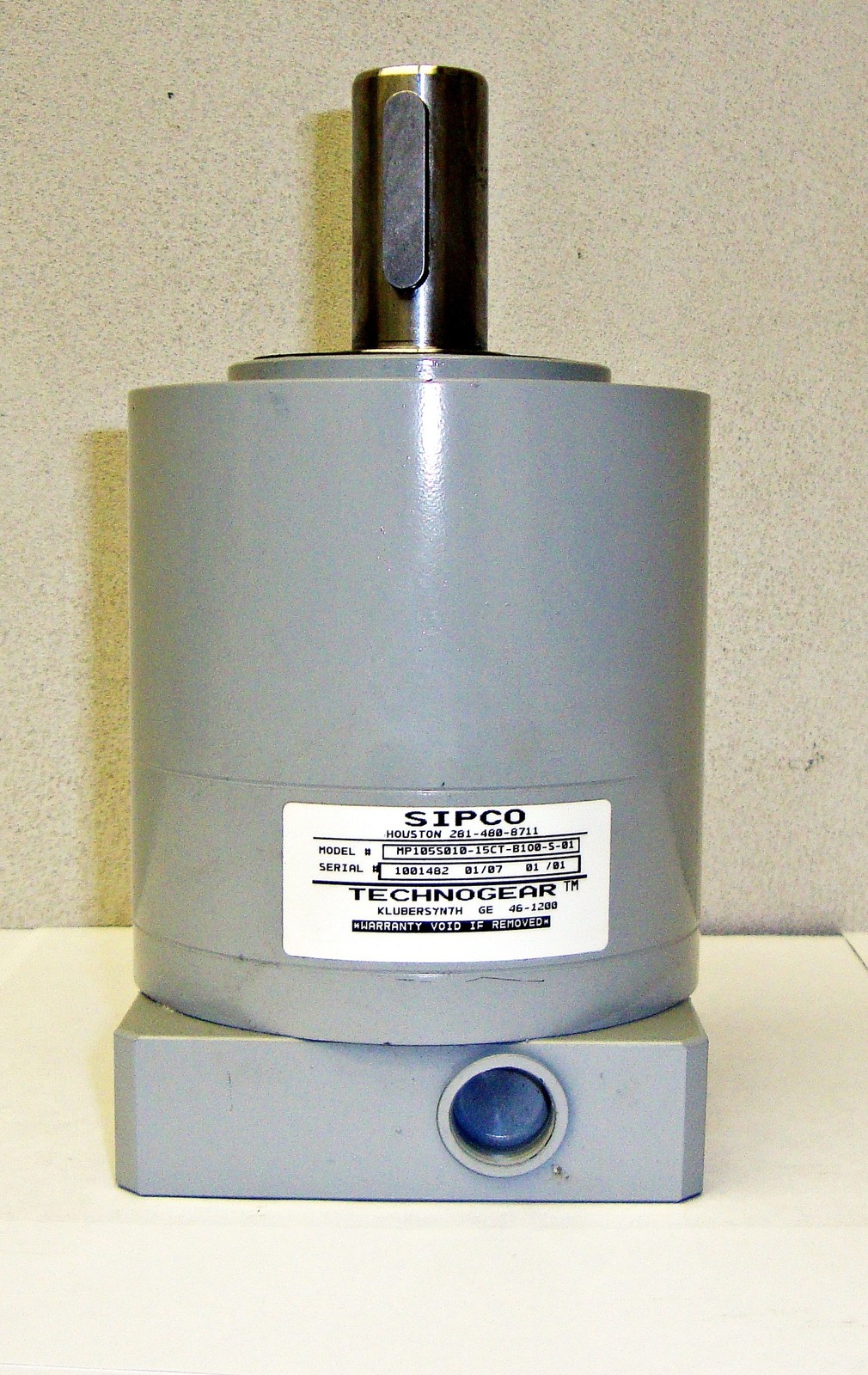 New Sipco Gearbox Reduction 10:1 Model-MP105010-15CT-B100-S-01 14061ELL ...