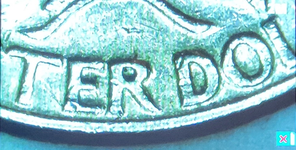 1983 D Quarter -D is Filled In - 9 is Straight- Blended Letters RARE ...