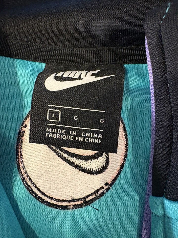 Nike Sportswear “Have a Nike Day” Track Jacket Teal/Black Smiley Face ...