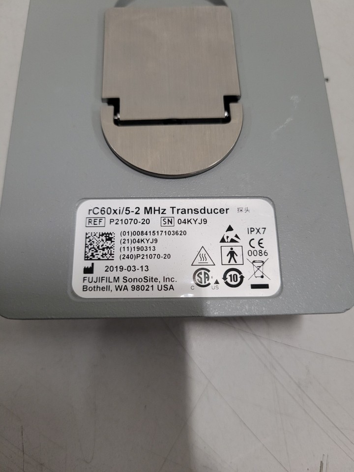 2019 SONOSITE rC60xi/5-2 CONVEX TRANSDUCER REF: P21070-20 | eBay
