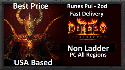 Non Ladder D2R Diablo 2 Resurrected Ber Jah Lo Sur RUNE & SOJ (s) PC ...