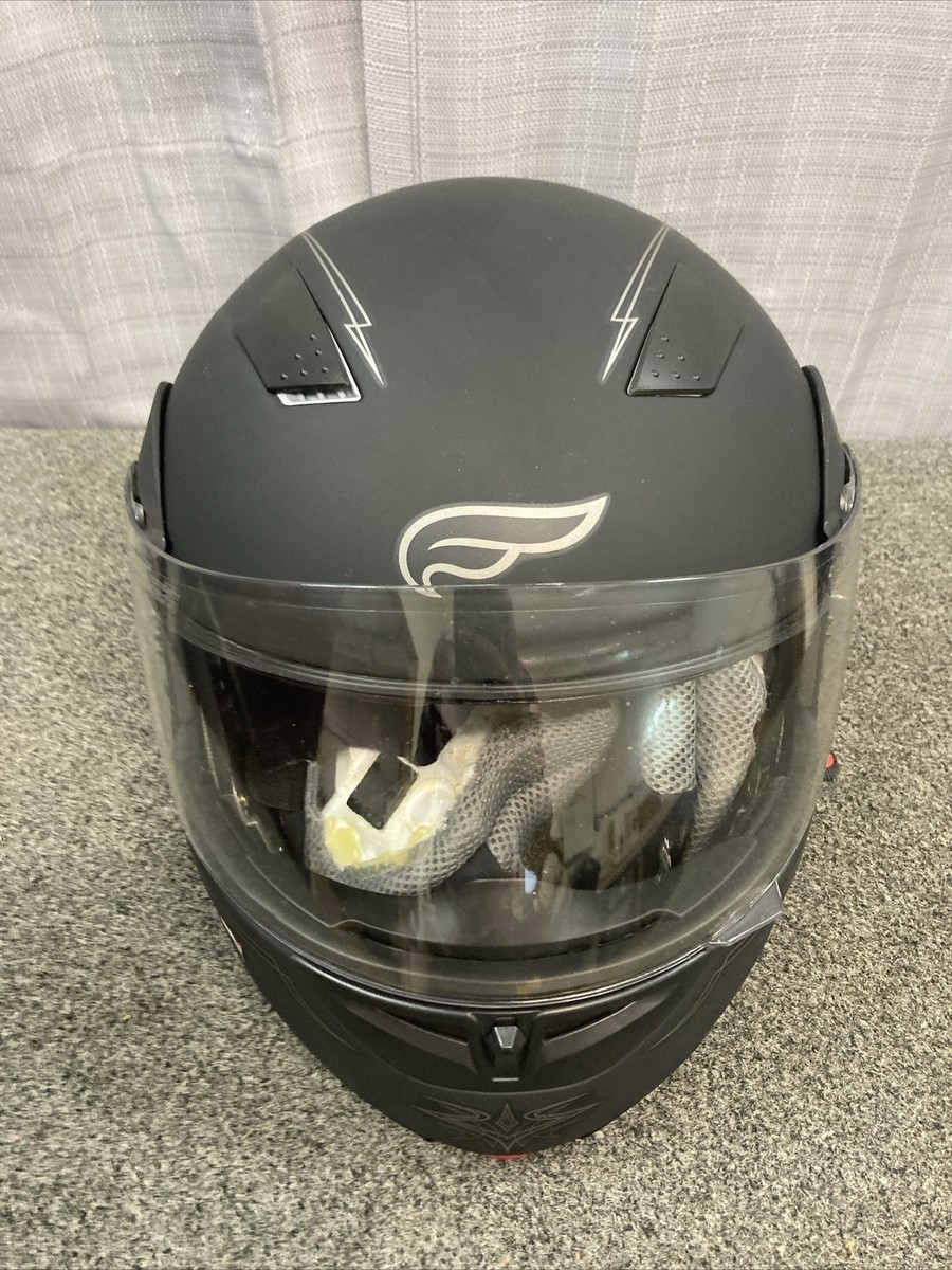 Fulmer Helmet Size Fulmer 360 Forge Black Open Face Helmet Small