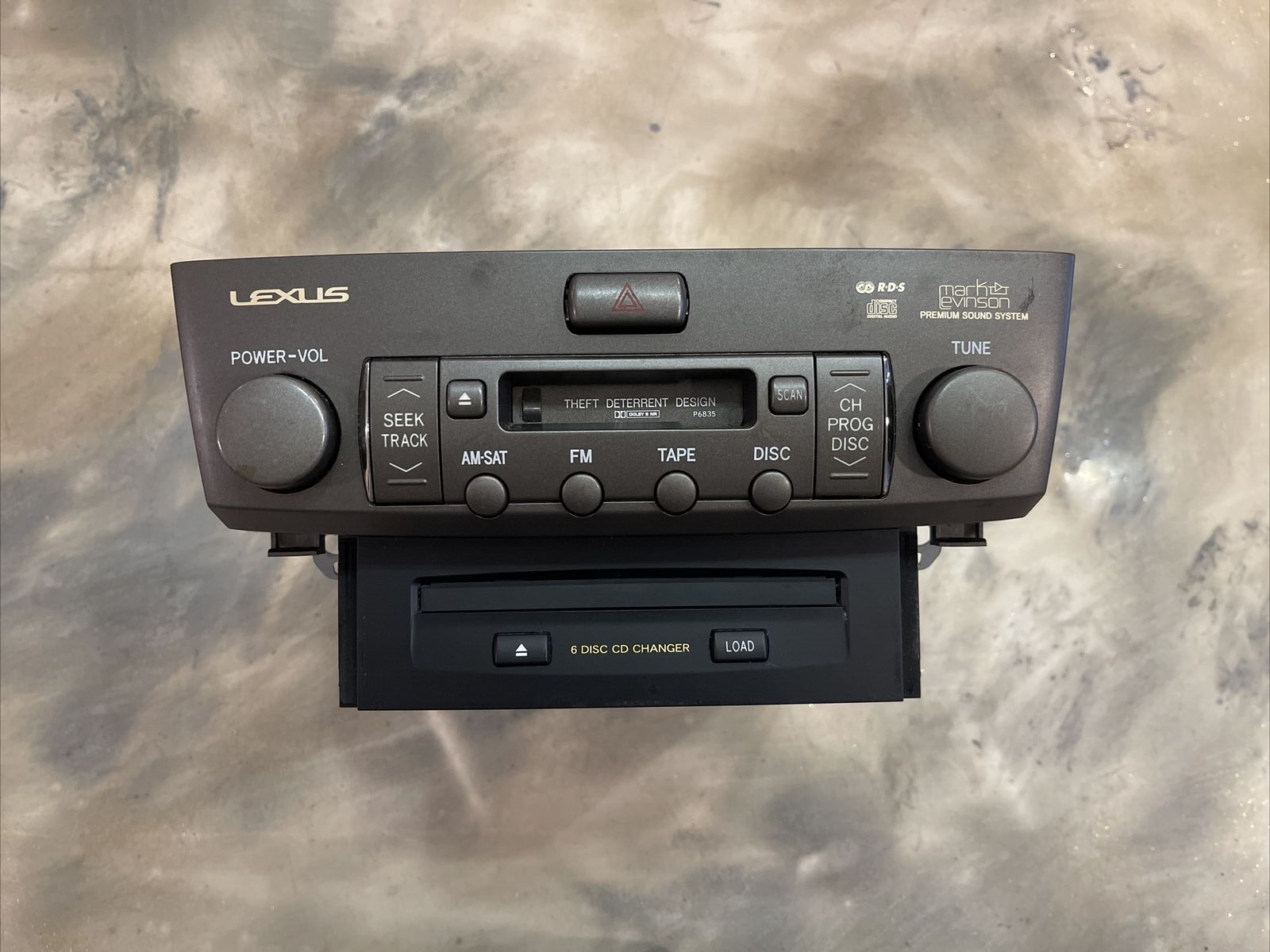 04 05 06 LEXUS LS430 MARK LEVINSON RADIO 6 DISC CD CHANGER PLAYER 86120 ...