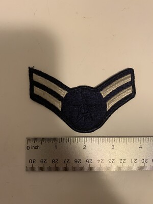 1976-1992 AIRMAN FIRST CLASS RANK US Air Force Patch LARGE SIZE Class A ...