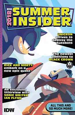 Summer Insider #2018 IDW | Sonic the Hedgehog NYCC Exclusive | eBay