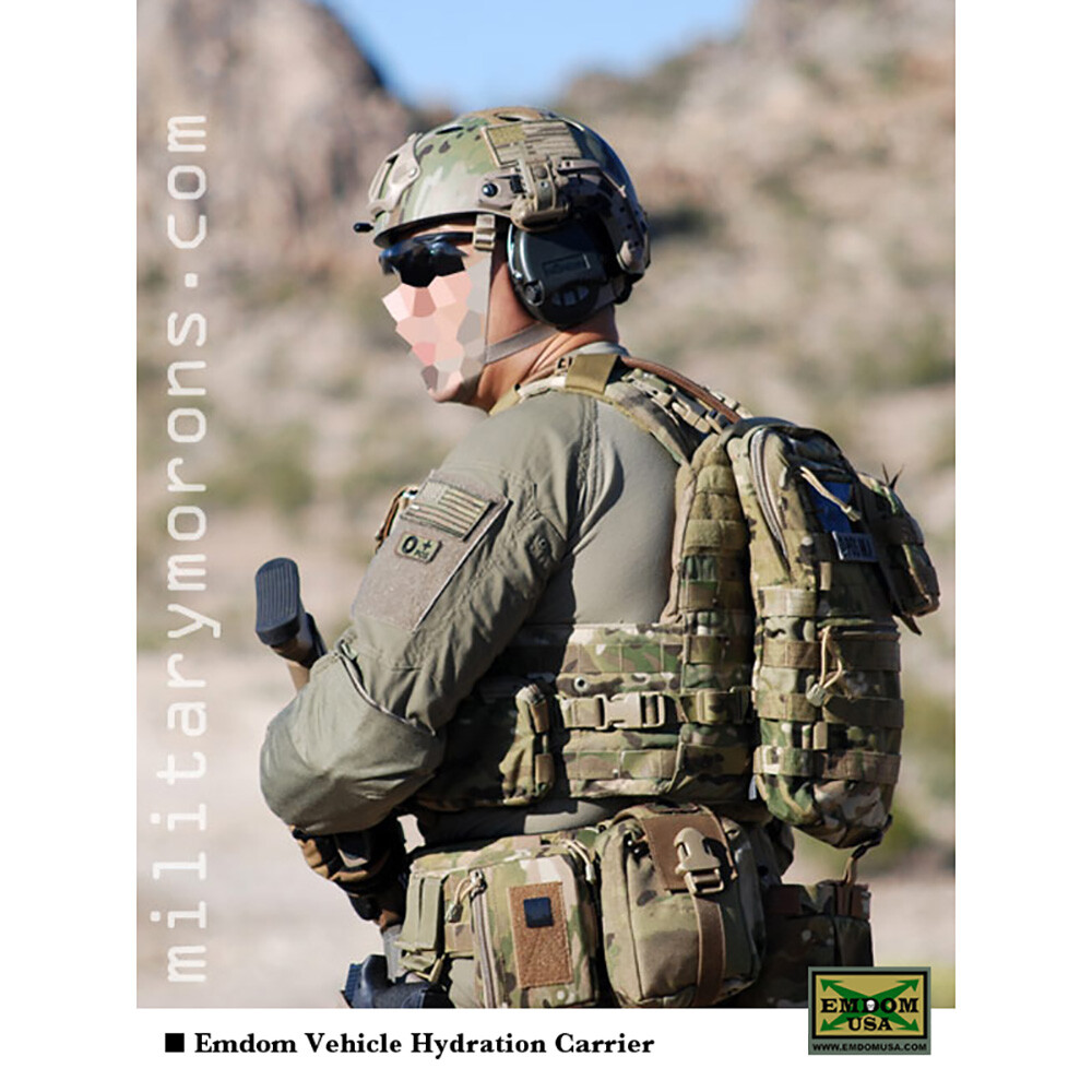 Emdom Vehicle Hydration Carrier - UCP Navy SEAL Devgru CAG Crye USMC ...